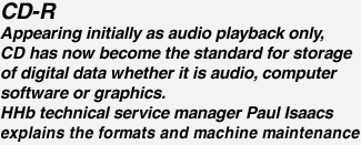 Artikel om CD-R formatet fra Interstage A/S, distributør af ...